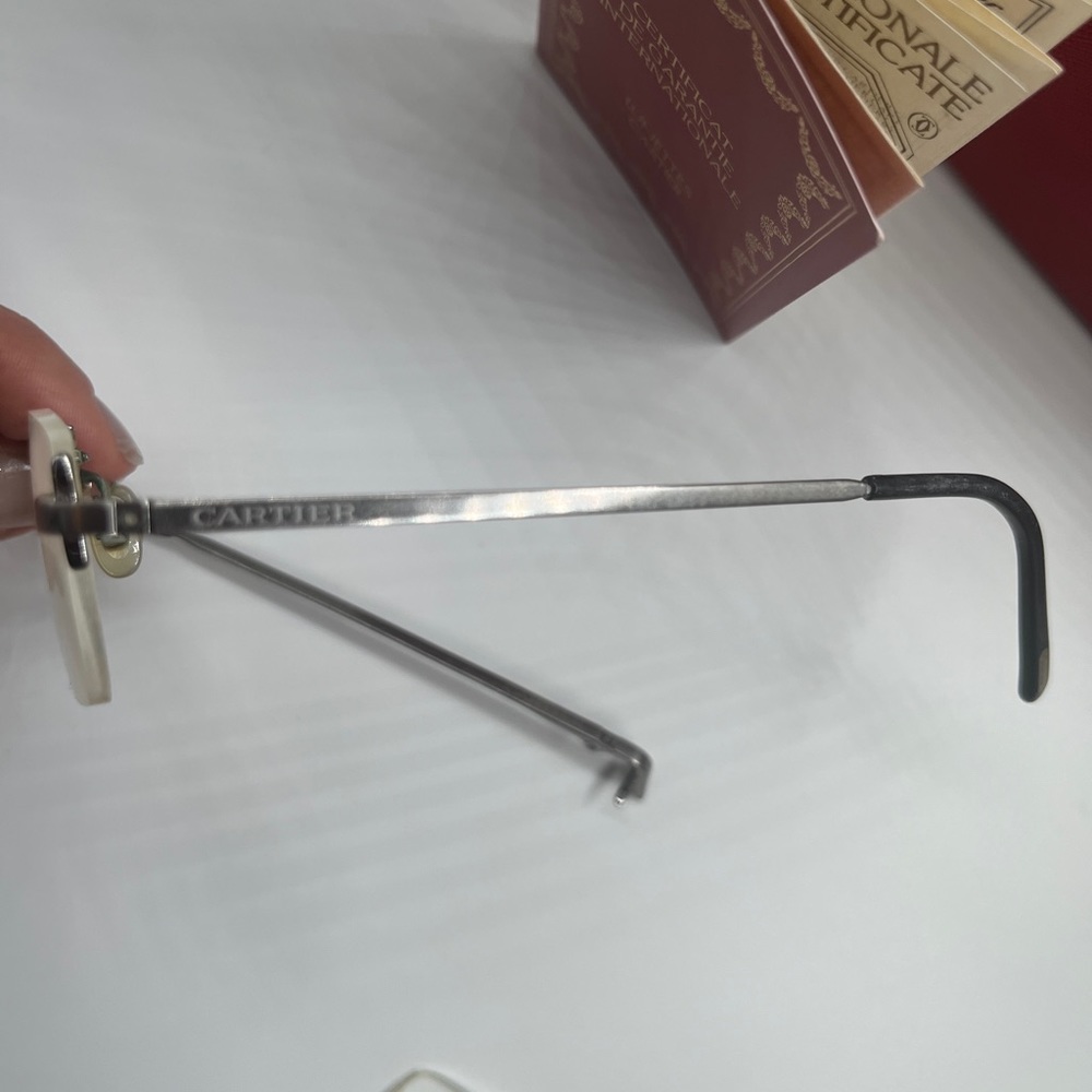 Authentic Titanium Cartier Paris Frameless Glasses Le… - Gem